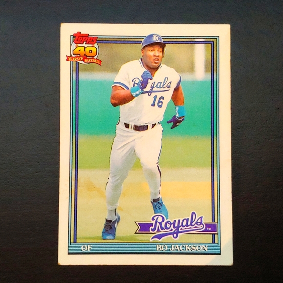 MLB | Other | Bo Jackson Royals Topps 4 Years Of Baseball Baseball Card ...